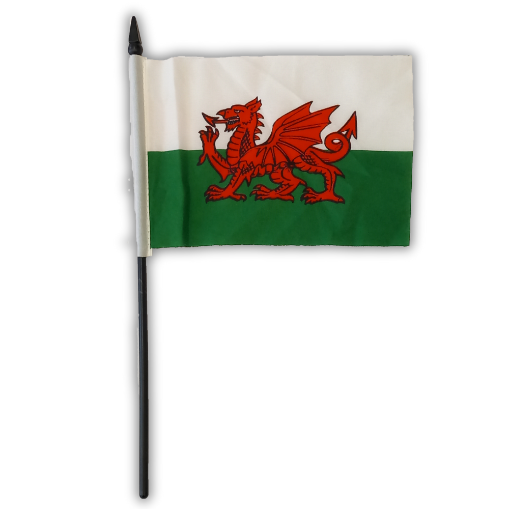 Wales Table Flag 4" x 6" Flag